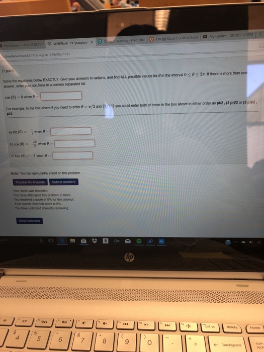 Solved Free Trial ! e Chegg Study I aided Solパ!。My Grades _ | Chegg.com