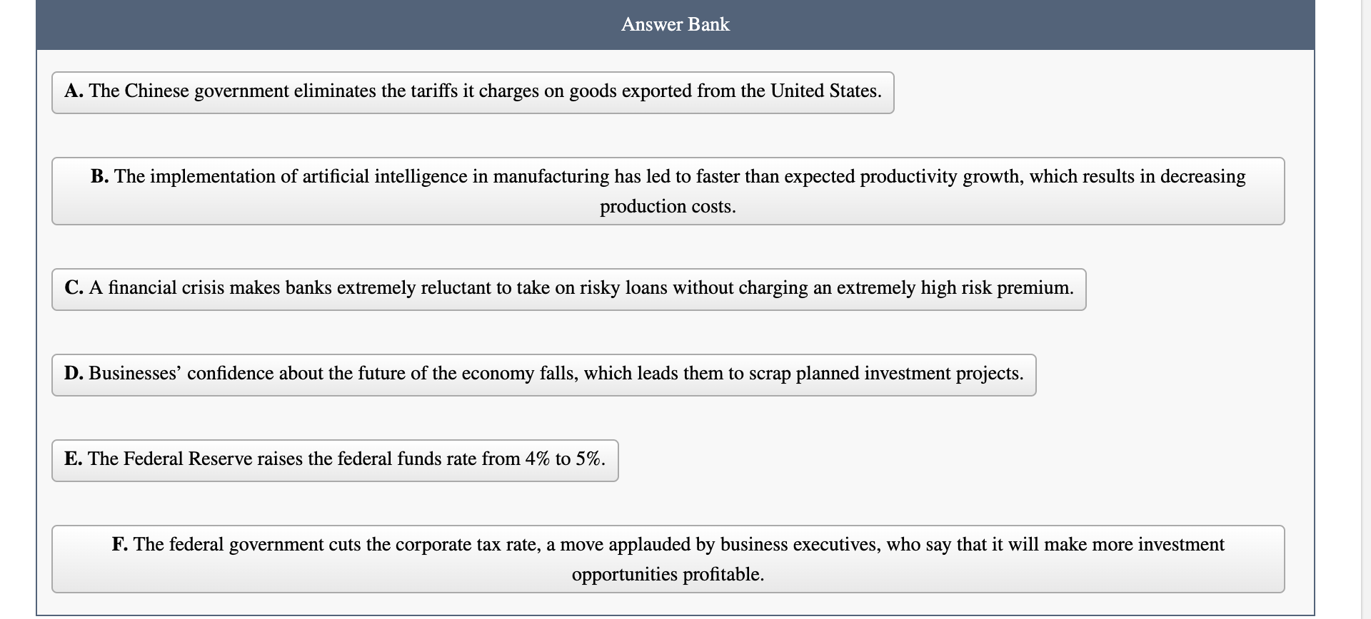 Solved The Fed Model - End of Chapter Problem a. Predict how | Chegg.com