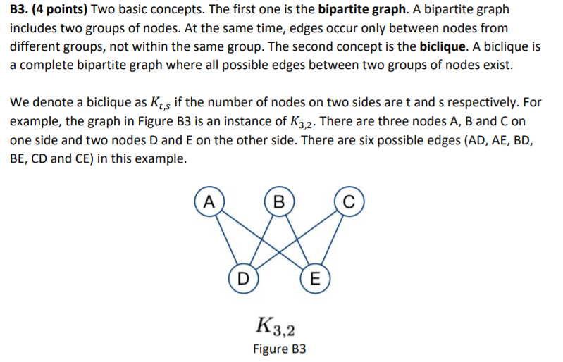 Solved B3. (4 points) Two basic concepts. The first one is | Chegg.com