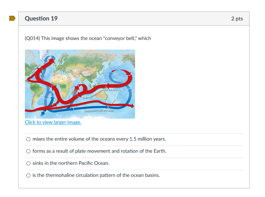 Solved Question 17 2 pts (Q022) The wave-cut platform on | Chegg.com