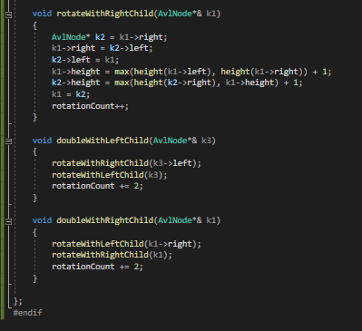 You need to check my implementation for AvlTree.h | Chegg.com