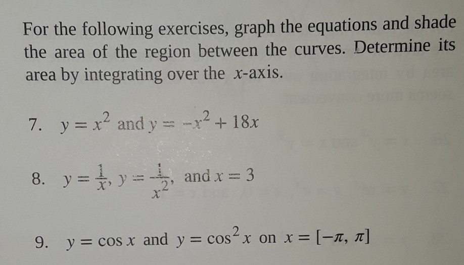 Solved For the following exercises, graph the equations and | Chegg.com