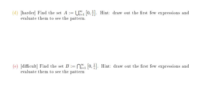 Solved We will review the notation N, Z, Q and R as well as | Chegg.com