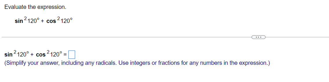 Solved Evaluate the expression. | Chegg.com