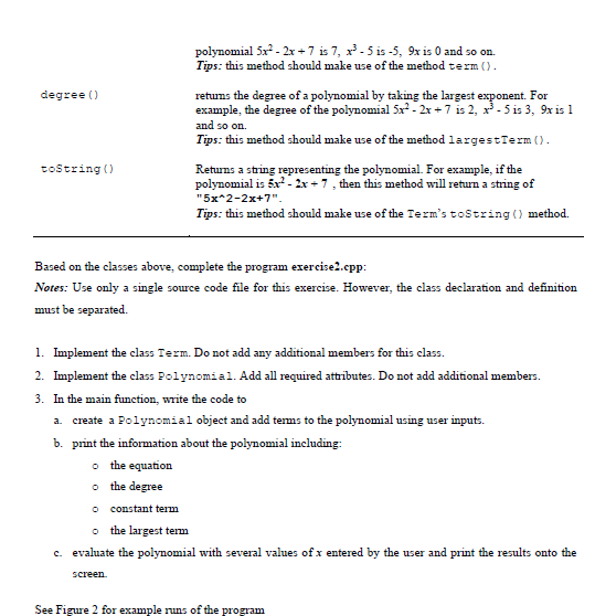 Solved Question In this exercise you will be implementing | Chegg.com
