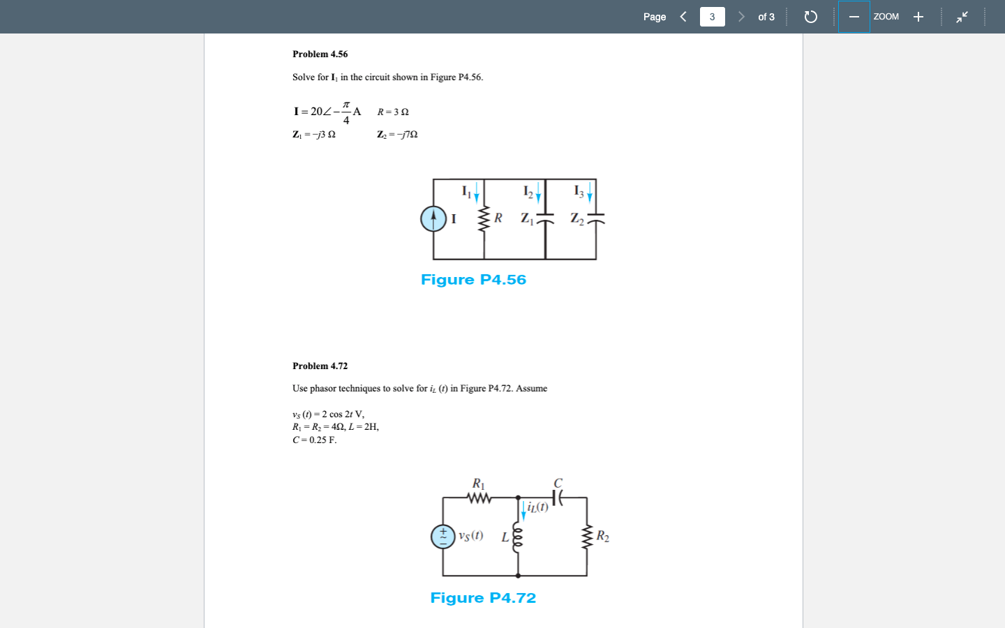 Solved Solve for I1 in the circuit shown in Figure P4.56. | Chegg.com