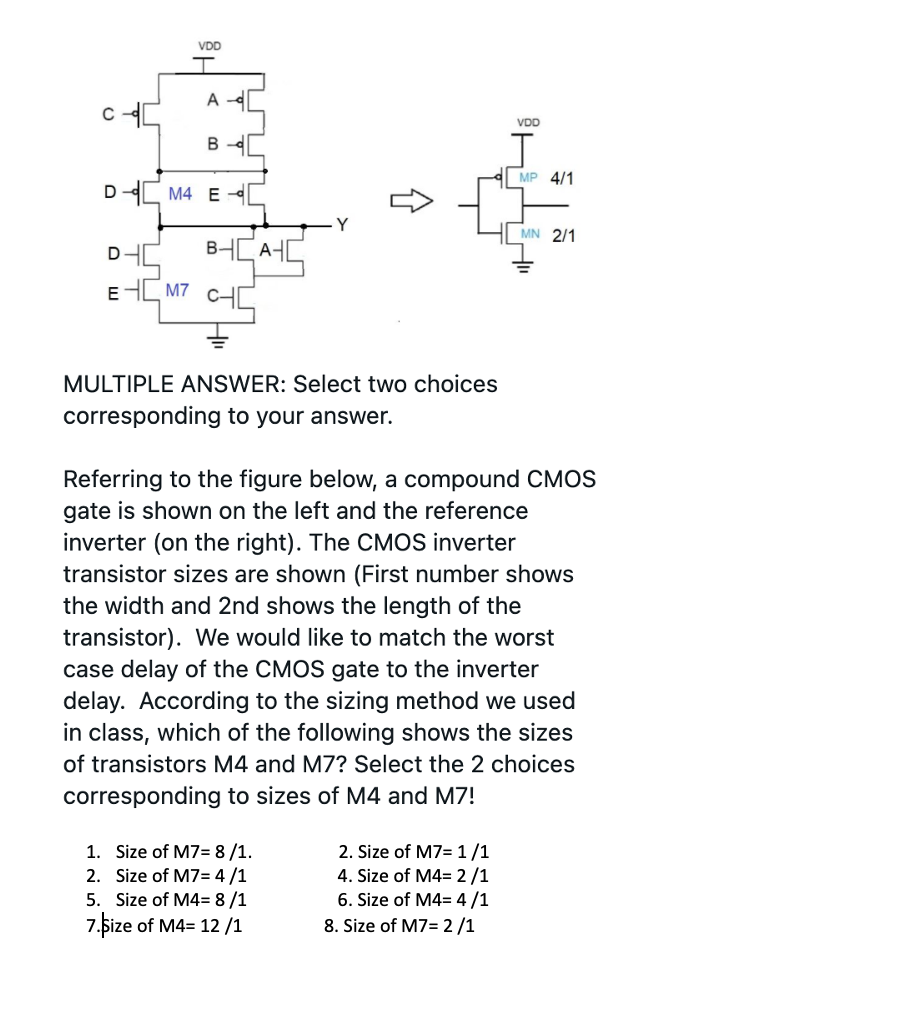 Solved MULTIPLE ANSWER: Select two choices corresponding to | Chegg.com