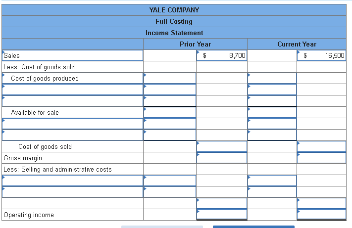 Solved This is all the information given in the questionYale | Chegg.com