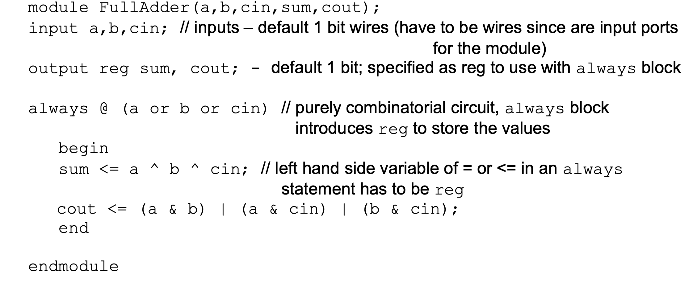 Solved What is the verilog code for the output of this 4 bit | Chegg.com