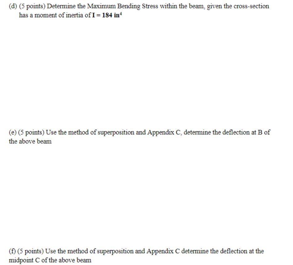 Solved 10. (25 points) The W8x48 beam is made of A-36 steel | Chegg.com