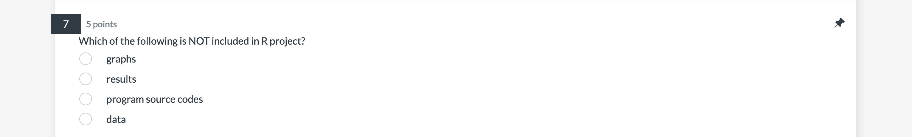 Solved 5 points Which of the following is NOT included in R | Chegg.com