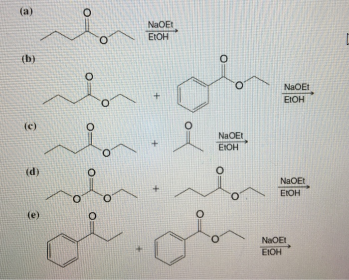 Solved NaOEt EtOH NaOEt NaOEt EtOH | Chegg.com