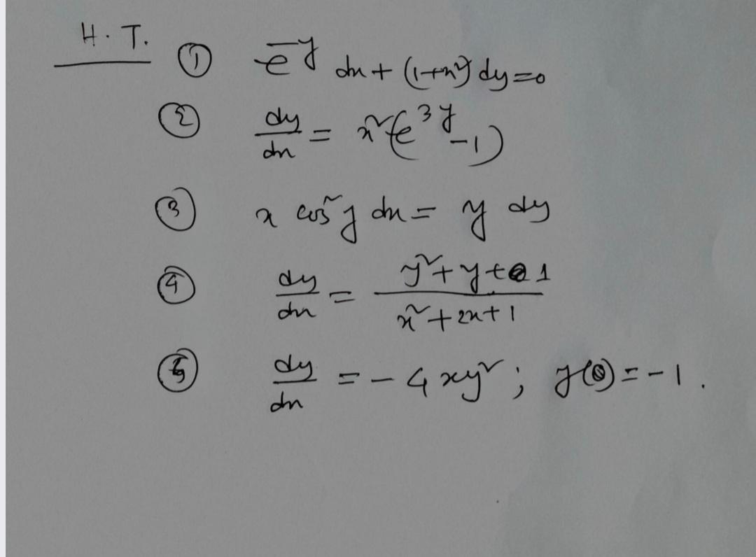 Solved H.T. ē y dut (1th) dy=0 37 - dn 4 a wsj du= y dy ý | Chegg.com