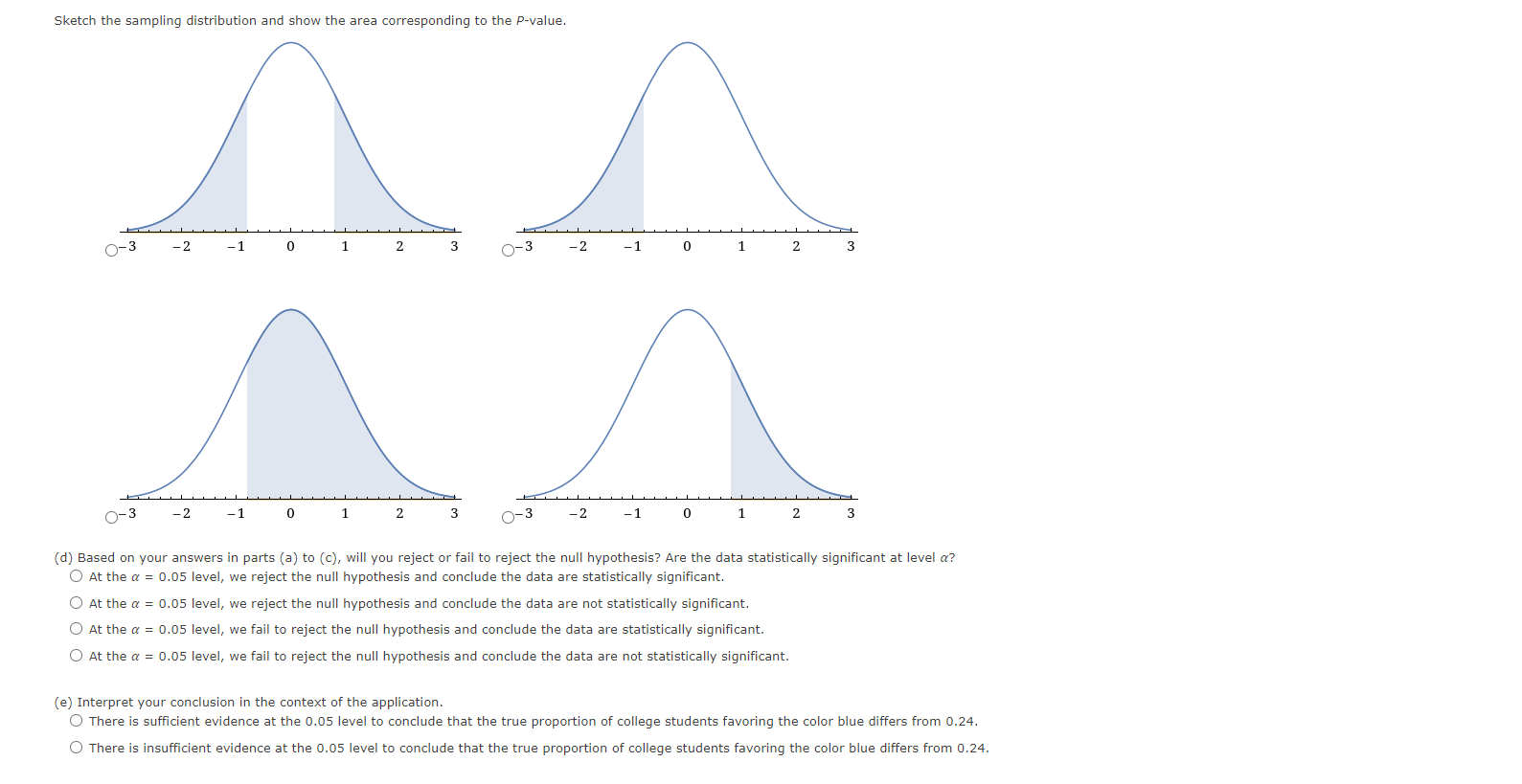 Solved (a) What is the level of significance? [0.1 State the | Chegg.com