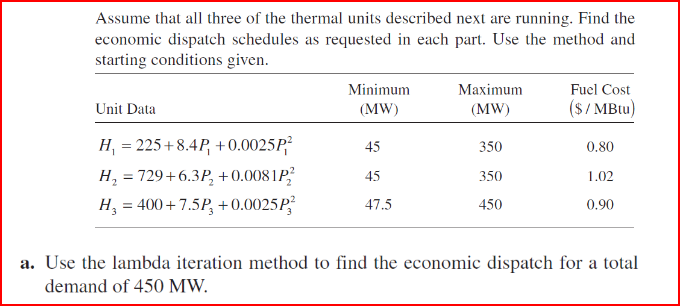 Solved 6. ( 30 Points) There is a three-generator power | Chegg.com
