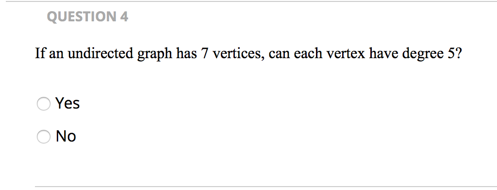 Solved QUESTION 3 0.5 P Using the Handshaking algorithm, | Chegg.com