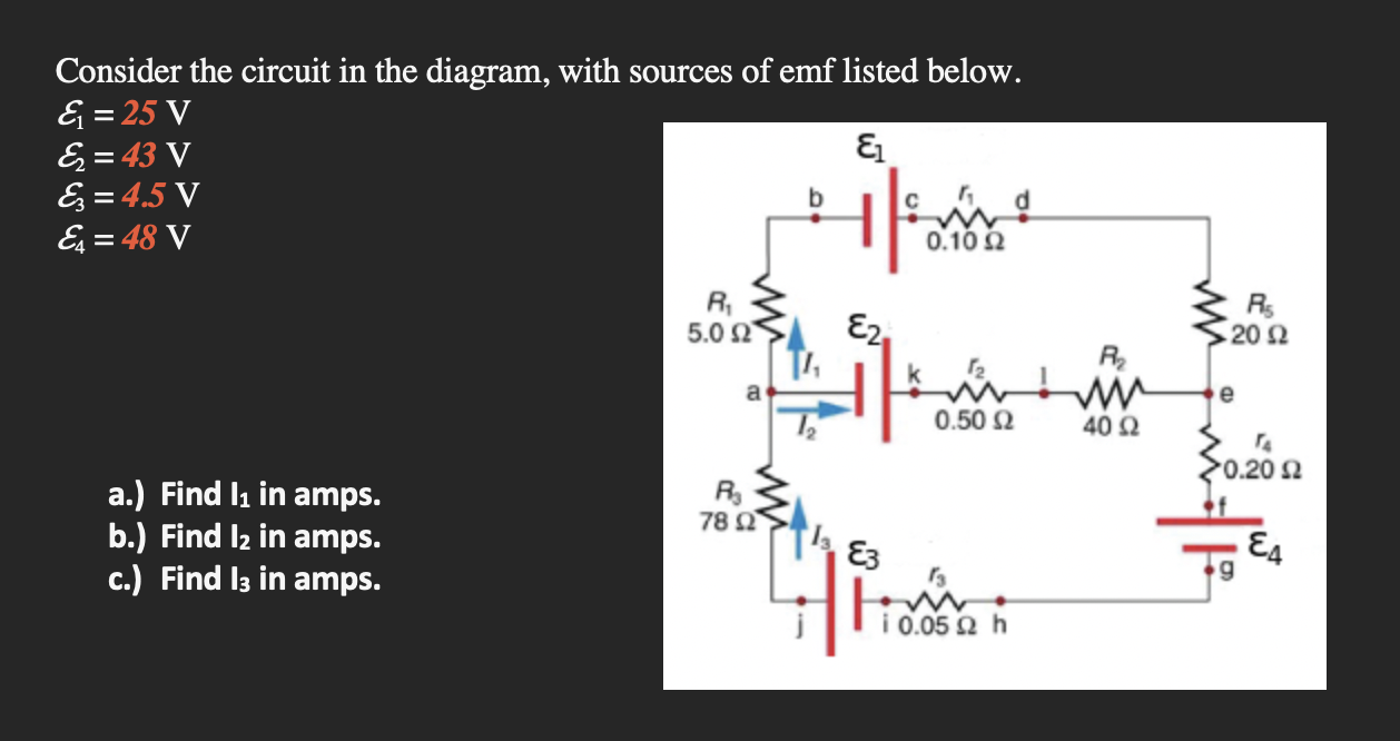 Solved Consider the circuit in the diagram, with sources of | Chegg.com