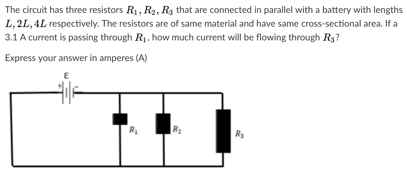 Solved ܕܐ The circuit has three resistors R1, R2, R3 that | Chegg.com