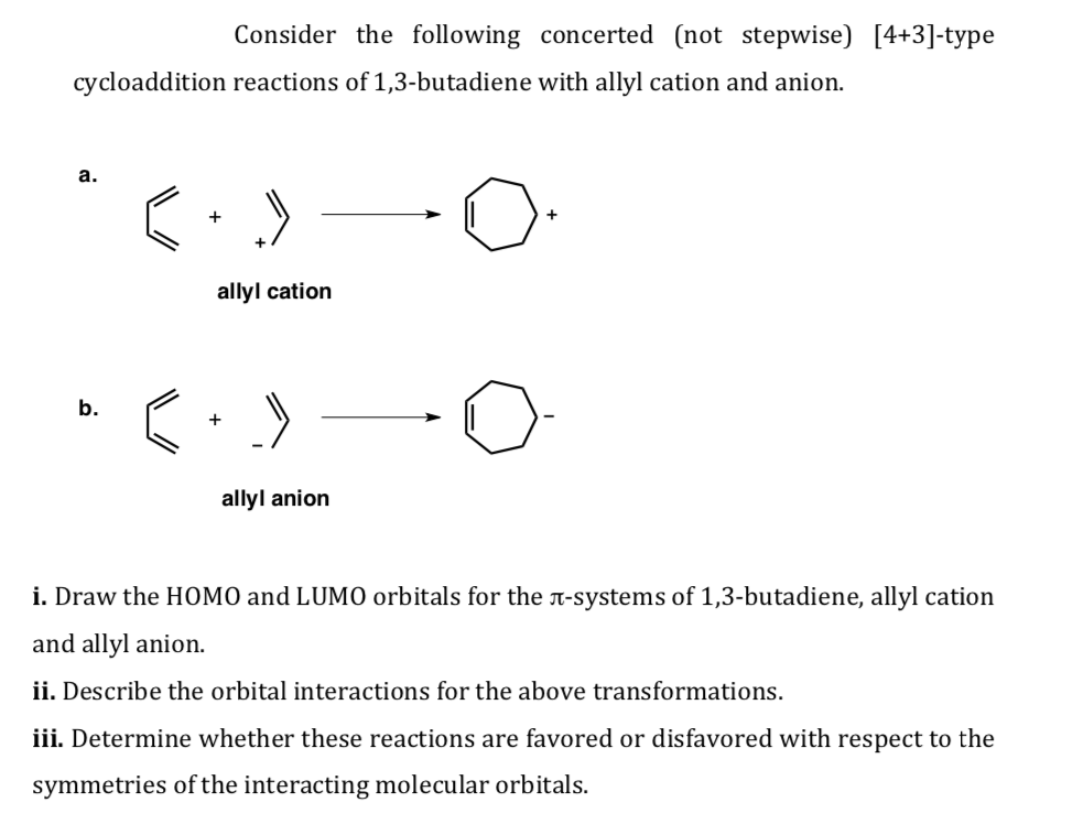 Solved Consider the following concerted (not stepwise) | Chegg.com