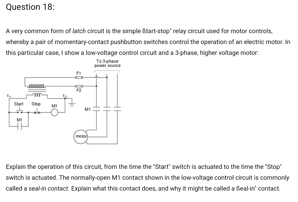 Solved Question 18: A very common form of latch circuit is | Chegg.com