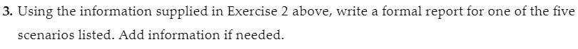 Solved Assignment 3: Formal Report Writing The paper needs | Chegg.com