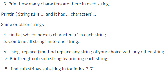 Solved String s1 = “My Name is John”; String s2 = “My Name | Chegg.com