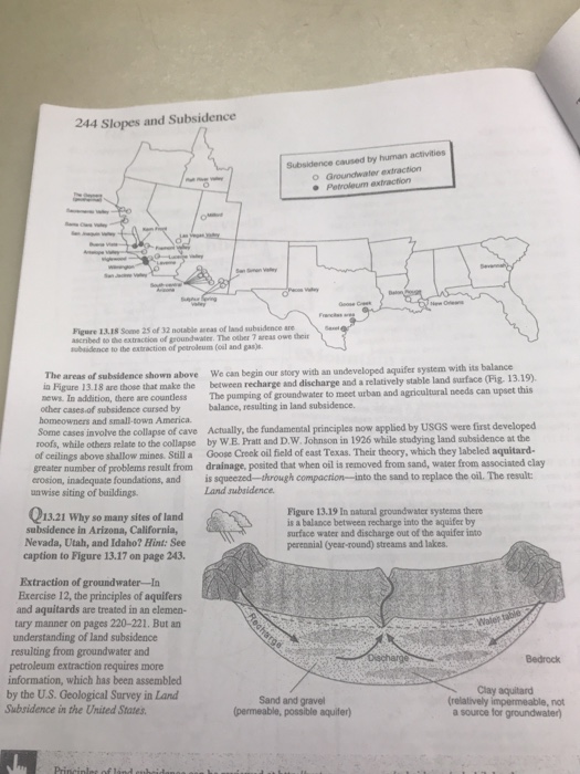 244 Slopes and Subsidence Figure 13.18 Sone 25 of 32 | Chegg.com