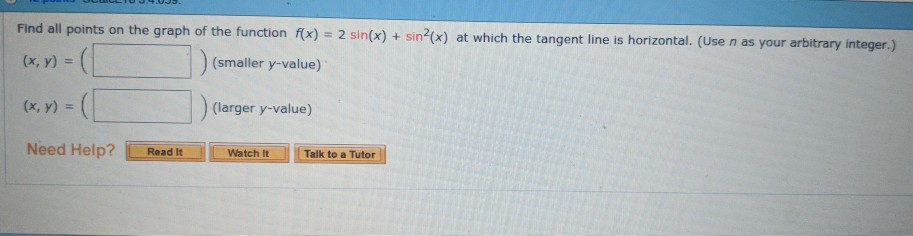 Solved Find all points on the graph of the function f(x) 2 | Chegg.com