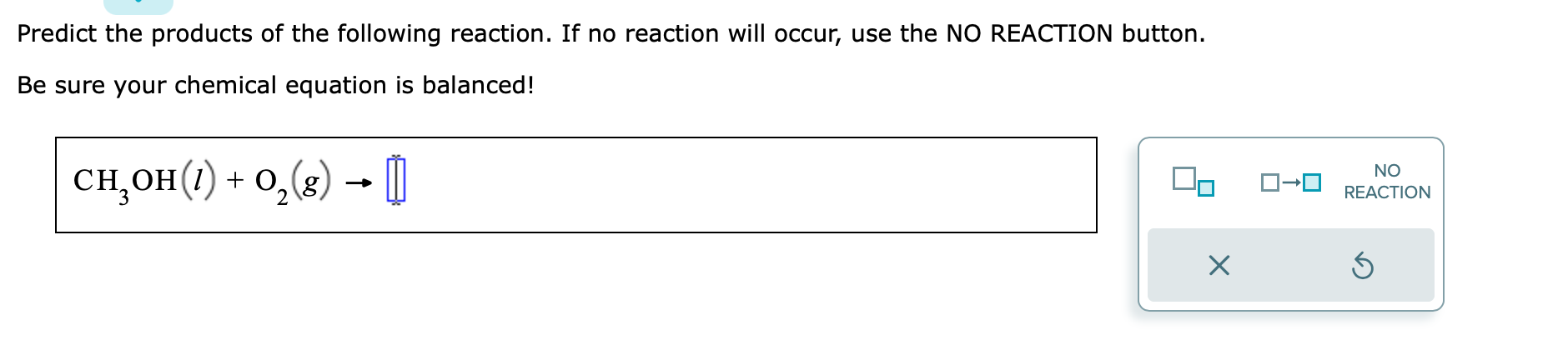 Solved Predict the products of the following reaction. If no | Chegg.com