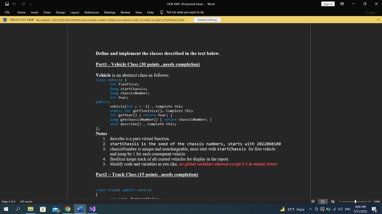 Solved File Home Insert Draw Design Layout References | Chegg.com