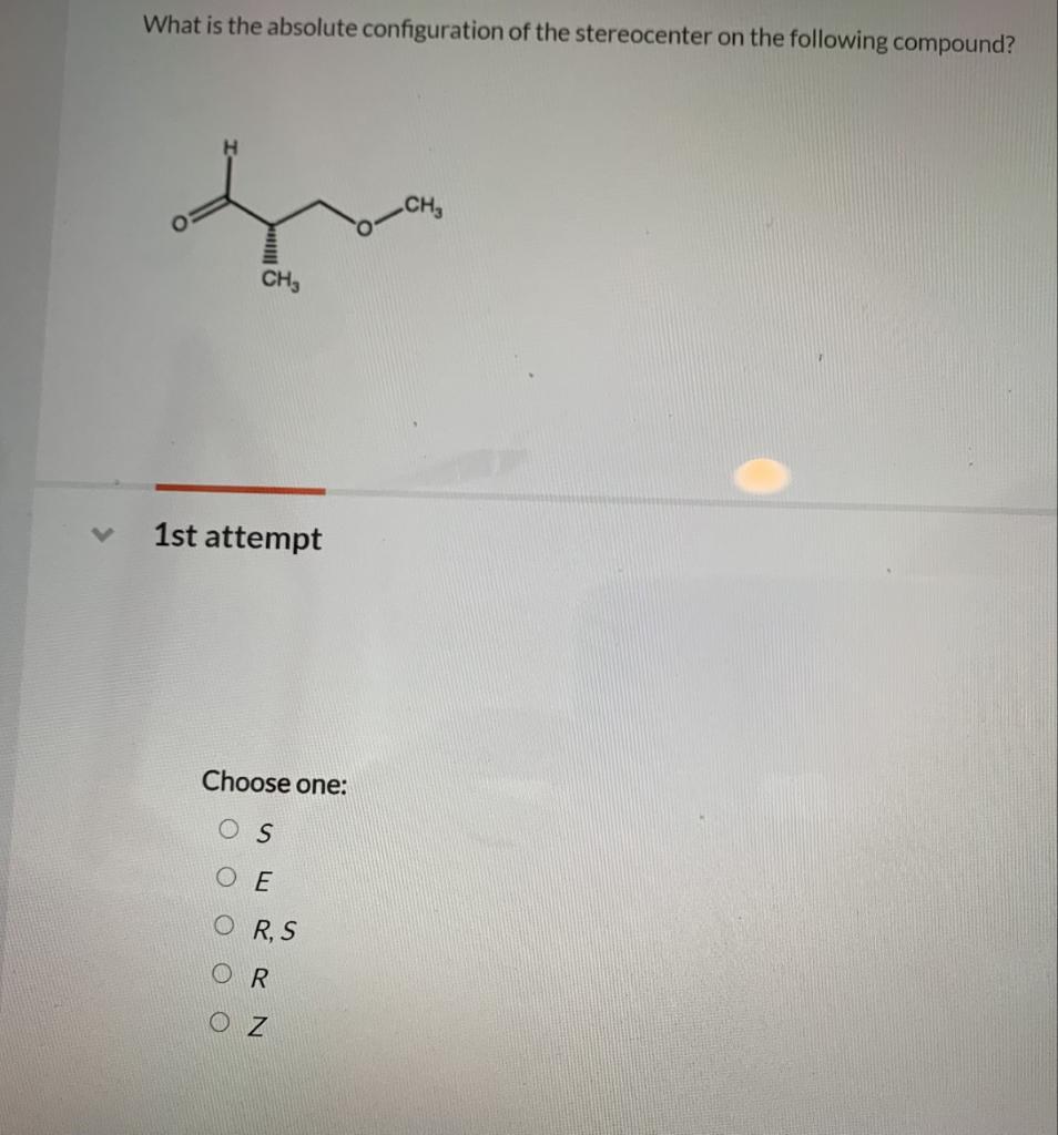 Solved What is the absolute configuration of the | Chegg.com