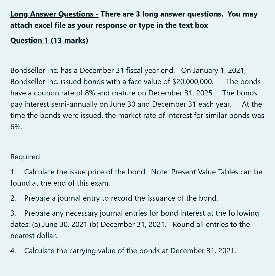 Solved Long Answer Questions - There are 3 long answer | Chegg.com