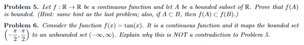 Solved Problem 5. Let f:R→R be a continuous function and let | Chegg.com