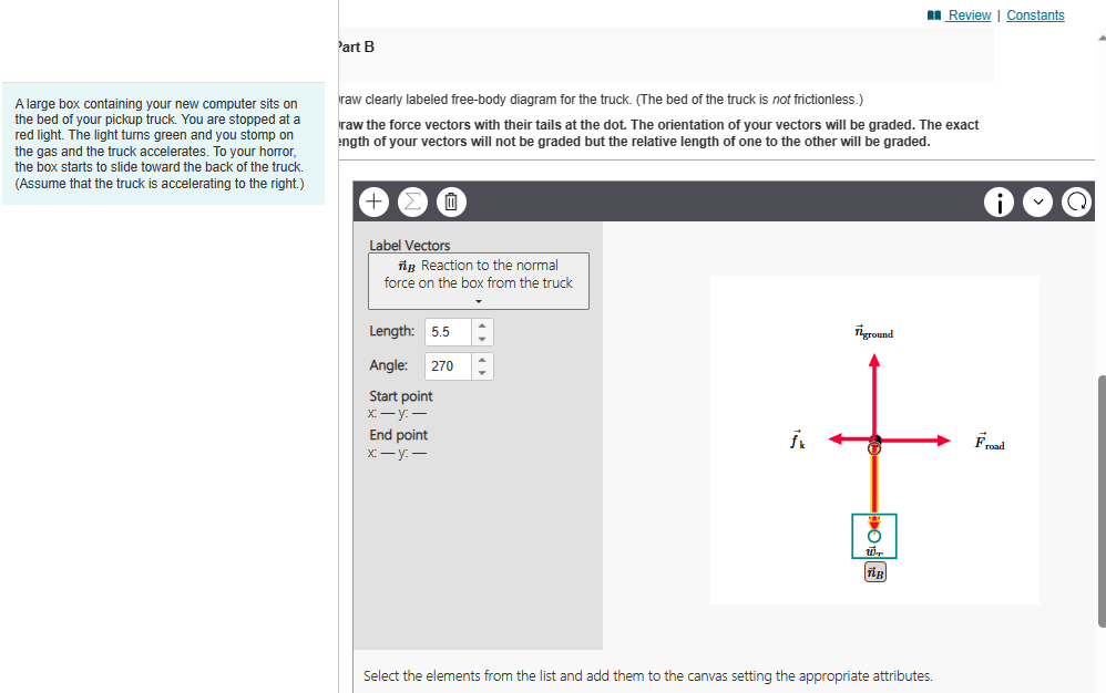 Solved Draw clearly labeled free-body diagram for the box. | Chegg.com