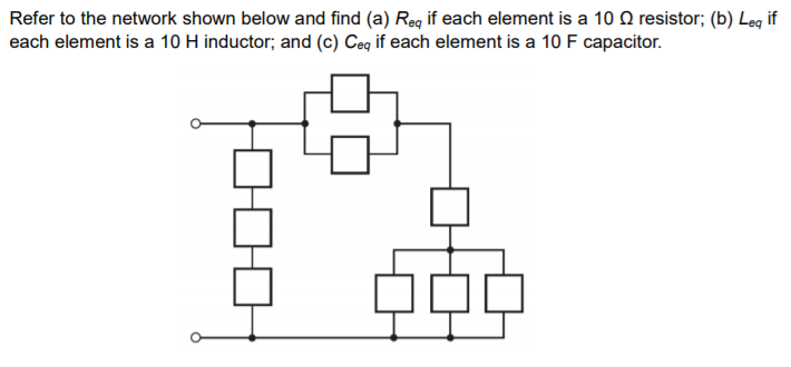 Solved Refer to the network shown below and find (a) Reg if | Chegg.com