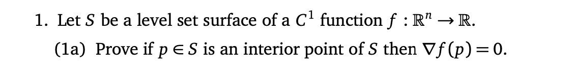 Solved (1b) Conclude that the interior of the unit sphere | Chegg.com
