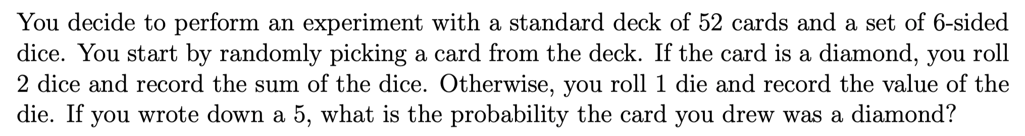 Solved You decide to perform an experiment with a standard | Chegg.com