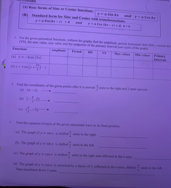 Solved I need help completing this worksheet because I | Chegg.com