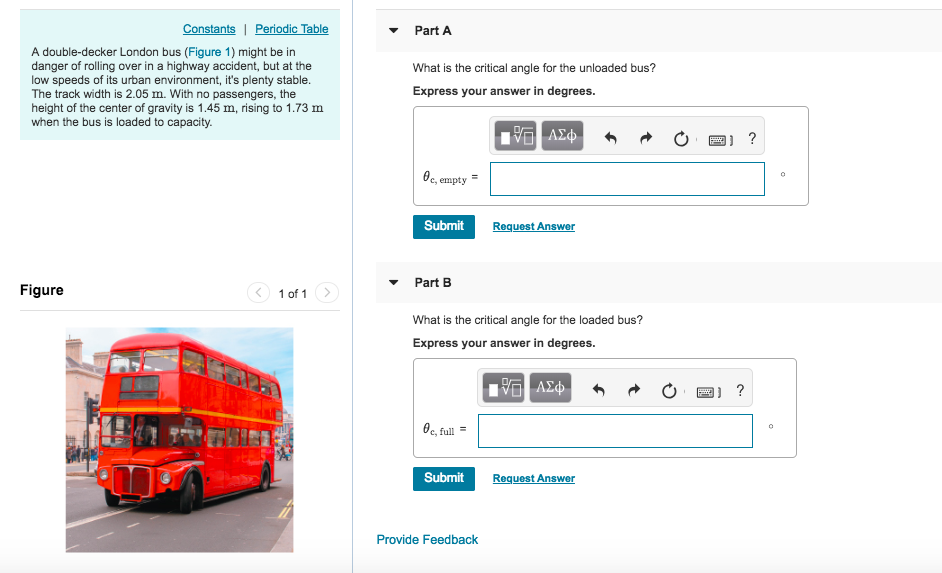 Solved Constants Periodic Table Part A A double-decker | Chegg.com