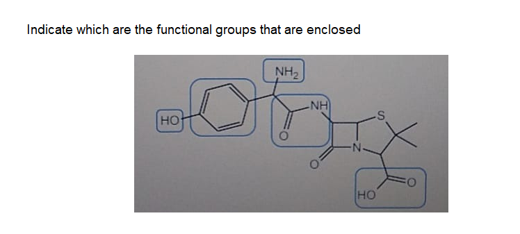 Solved Indicate which are the functional groups that are | Chegg.com
