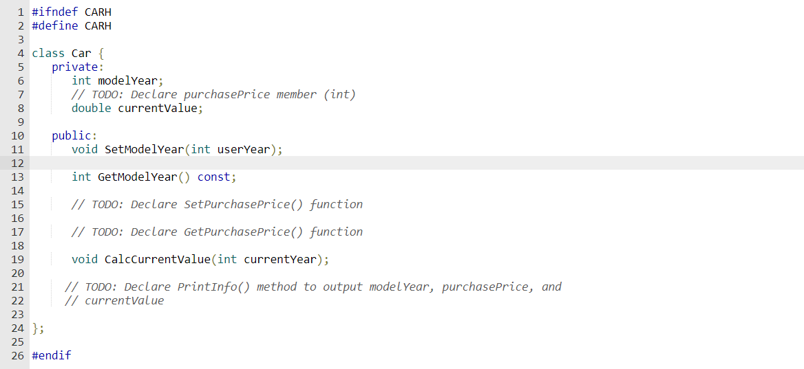 Solved Based off of the read-only main.cpp file: How would | Chegg.com