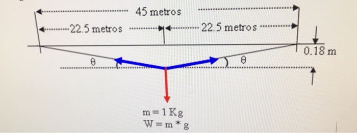 Solved The distance between two electric light poles is 45 | Chegg.com