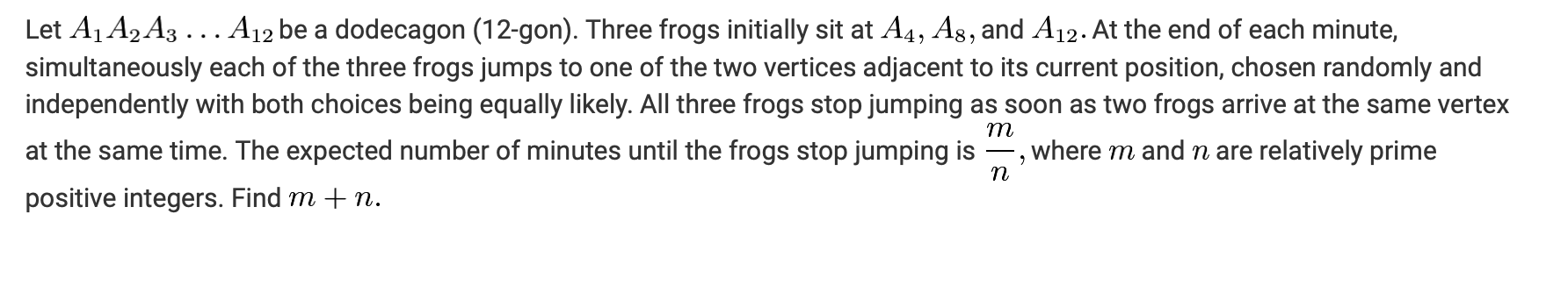 Solved Let A1 A2 A3 ... A12 be a dodecagon (12-gon). Three | Chegg.com