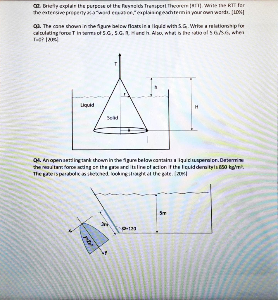 Solved Q2. Briefly explain the purpose of the Reynolds | Chegg.com