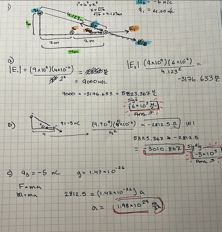 Solved Please double check my work, have I mis-calculated | Chegg.com