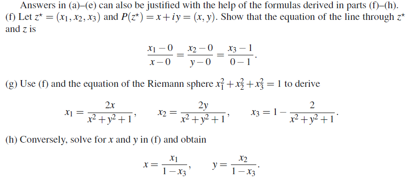 Solved Answers in (a)-(e) can also be justified with the | Chegg.com