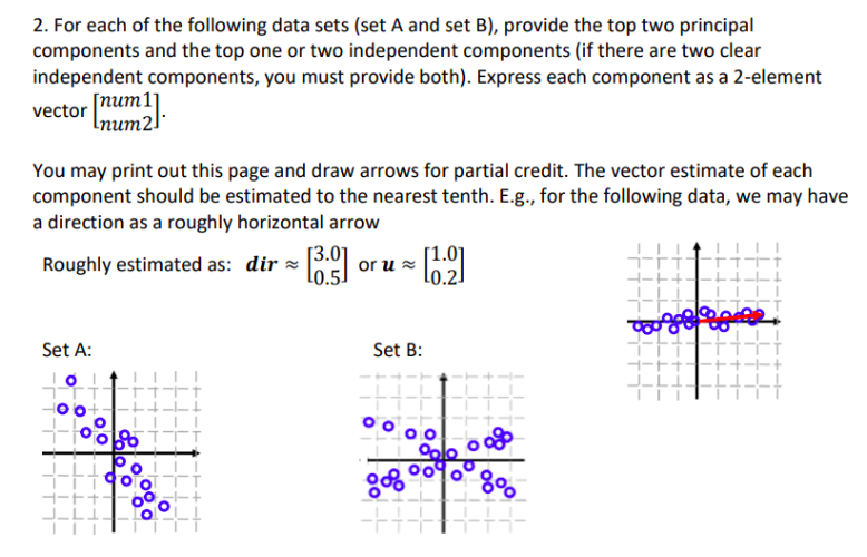 2. For each of the following data sets (set A and set | Chegg.com