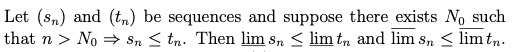 Solved Let (sn) and (tn) be sequences and suppose there | Chegg.com