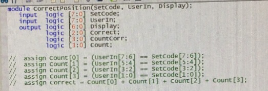 Solved How can I write this in a for loop in verilog? | Chegg.com