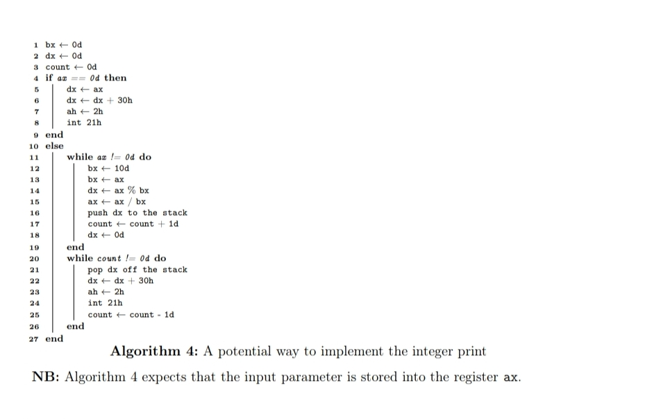 Solved BE, GA May 1, 2020 Write a simple 8086 assembly | Chegg.com